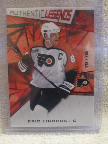 2021-22 SP Game Used Eric Lindros Authentic Legends Red Fragments 173/ ...