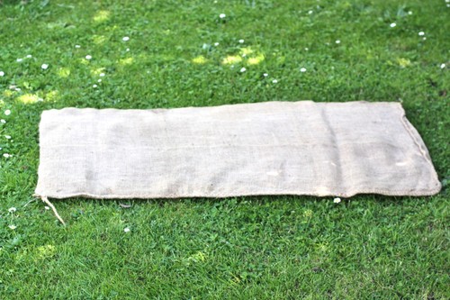 sac ancien toile de jute ou chanvre - 110 x 61 cm - sans inscription ...