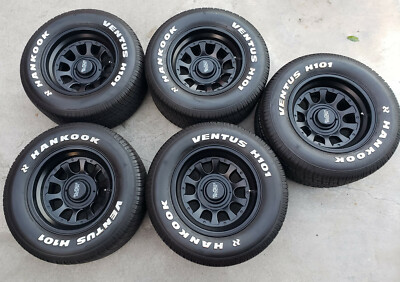 15x10 Black Rock Type D 909B 5x5 5x5.5 Chevy OBS Crawler Eagle Alloy Wheel