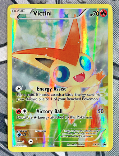 Pokémon TCG Victini XY117 Full Art Black Star Promo - XY Promos ...