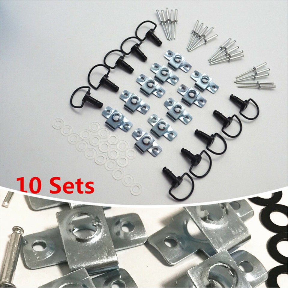 Fairing Quick Release Clip D-Ring Race Fasteners 1/4 Turn Dzus 17MM ...