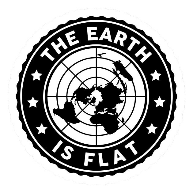 Flat Earth Sticker | eBay