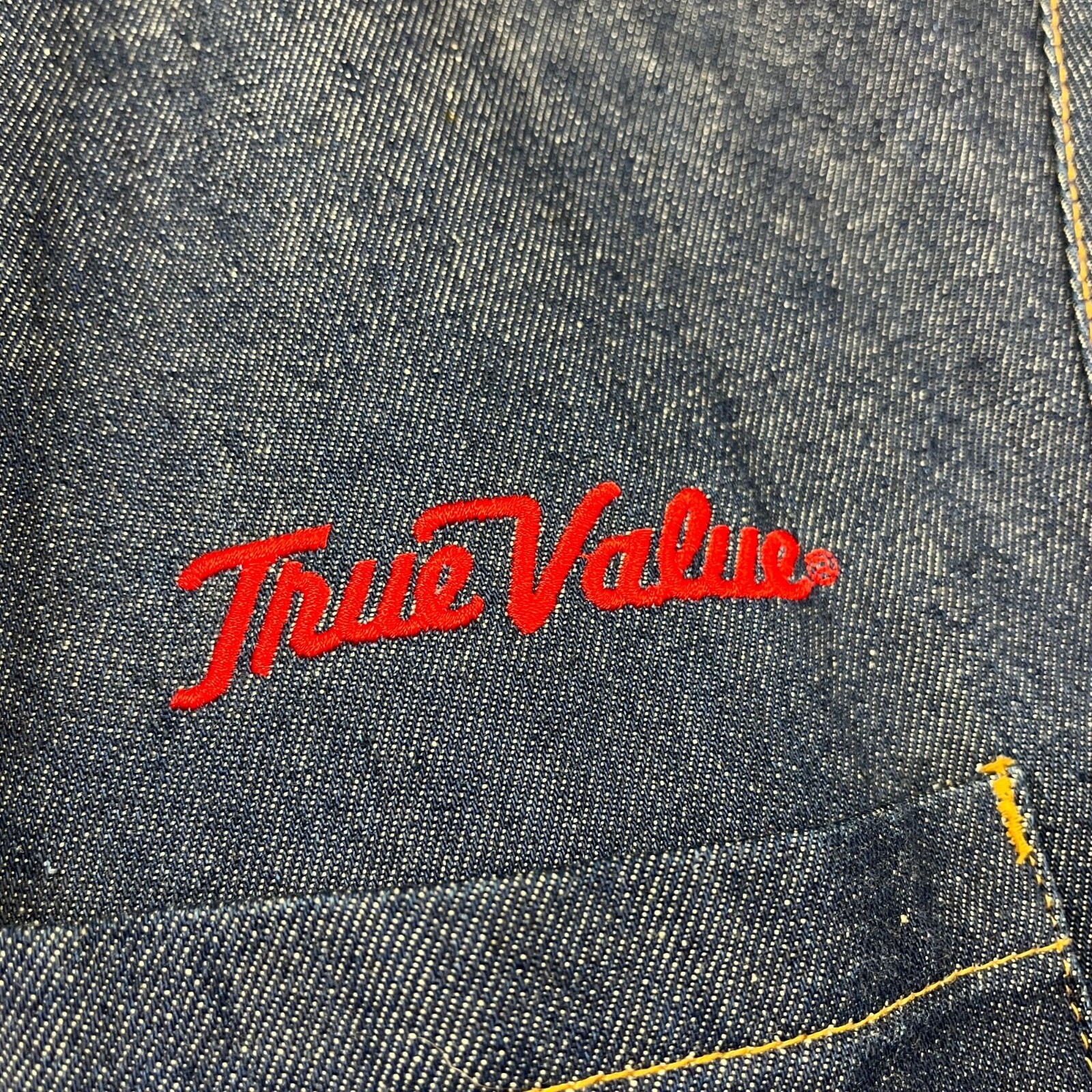 Vintage Denim True Value Hardware Uniform Vest Men L … - Gem