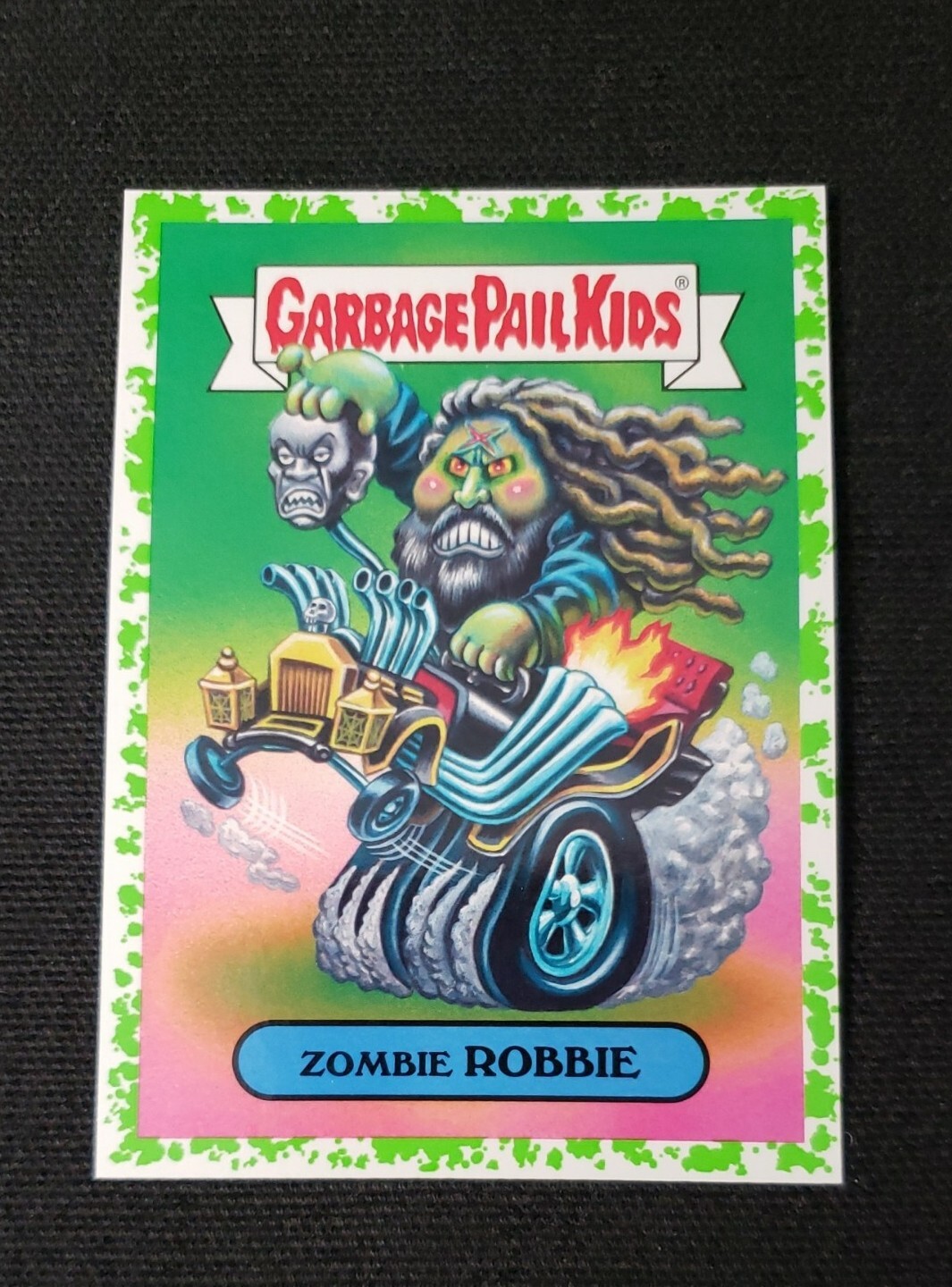 Garbage Pail Kids 5a ZOMBIE ROBBIE Green 2017 Battle Of The Bands Rob ...
