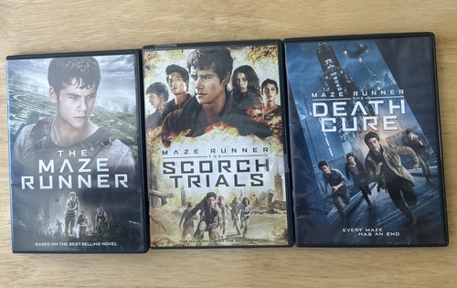 Maze Runner Trilogy (DVD, 2018, 3-Disc Set) Tested Free Ship - Great ...