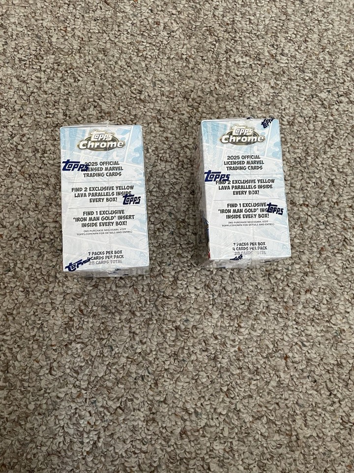2025 Topps Chrome Marvel Comics 2 Blaster Boxes New and Sealed! FAST ...