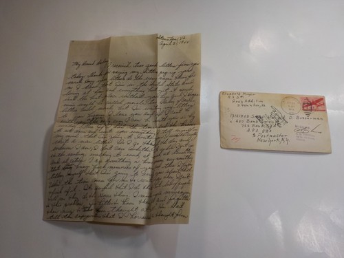 WW2 Letter 1944 Missing In Action Wife 450th Bomb Group POW Air Medal ...