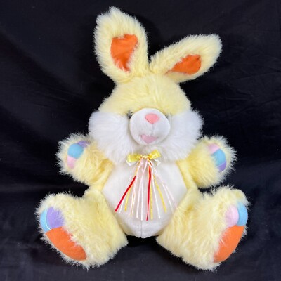 Hoppy Hopster TB Trading Yellow Rainbow Bunny Rabbit Easter Stuffed ...