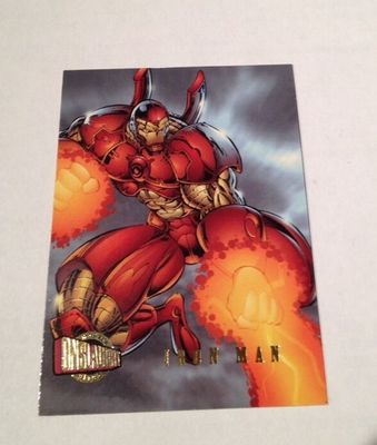 Marvel Onslaught 1996 Promo Card Iron Man promo 2 | eBay