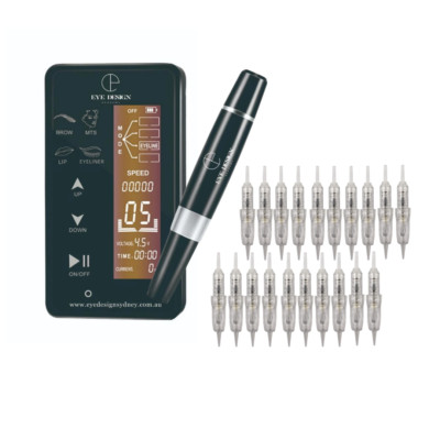 EDA Touch Pro Cosmetic Tattoo Machine Kit (20pcs needles) | eBay Australia