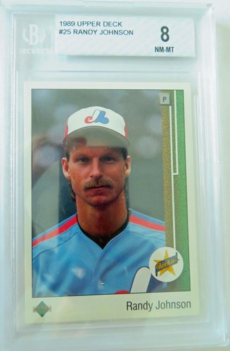 1989 Upper Deck Randy Johnson Card #25 BGS 8 NM-MT | eBay