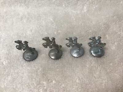 1 Parker Brothers Monopoly METAL HORSE & RIDER TOKEN Classic Game Mover ...