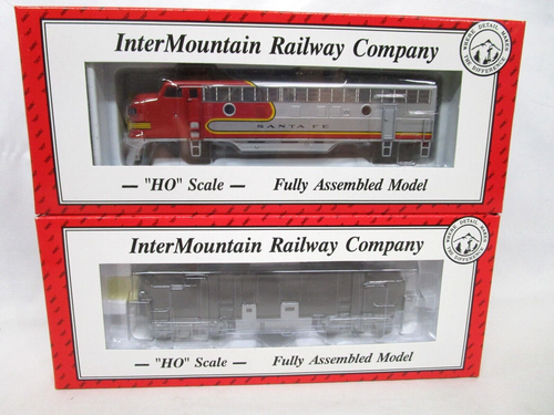 Intermountain HO Scale ATSF Santa Fe Warbonnet F7 A Diesel Locomotive ...