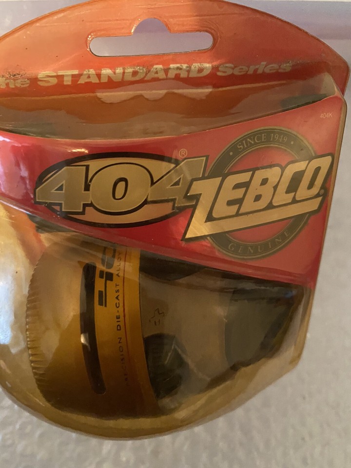 Zebco 404 Spincast Reel Pre-Spooled All Metal Gears Orange | eBay