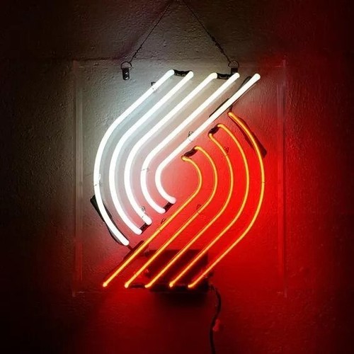 Portland Trail Blazers Acrylic 14"x10" Neon Sign Lamp Light Shop Glass ...