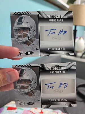 2020 Sage Hit Rookie Auto Tyler Higby #A81 Auto (2) | eBay