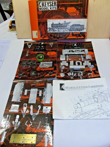 NEW RARE KEYSER MODEL KITS METAL H0 "LOCOMOTIVA 2-6-0 SR"ART.L33 BOX ...