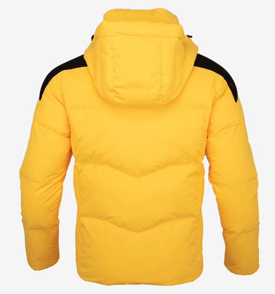 Puma Men KK Short Padding Jacket Yellow Winter Coat Top Casual Padded ...