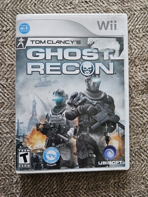 Tom Clancy's GHOST RECON game complete in case w/ manual - Nintendo Wii ...