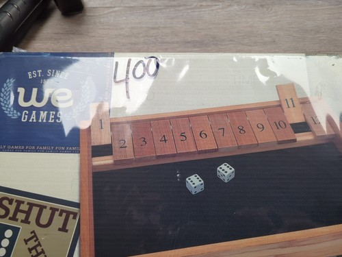 Deluxe Wood 12 Numbers Shut The Box Game Sealed | eBay
