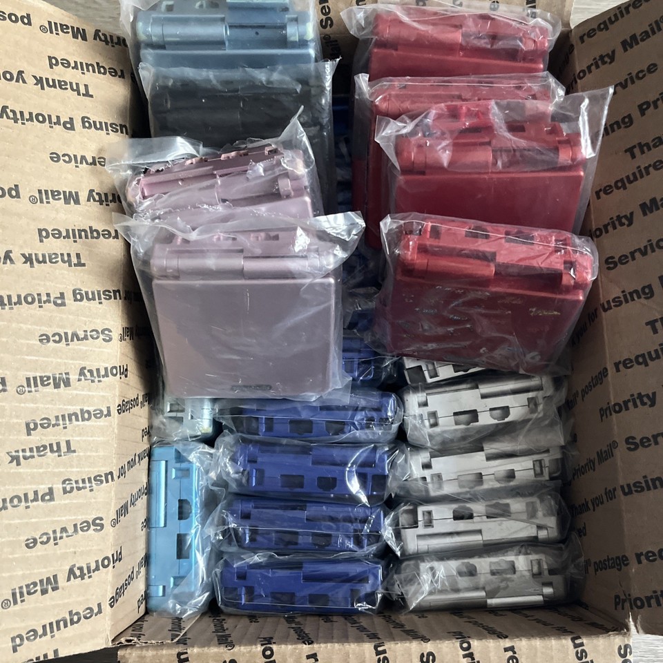 Lot of 30 OEM Nintendo GameBoy Advance SP Shell Case GBA PARTS ONLY | eBay