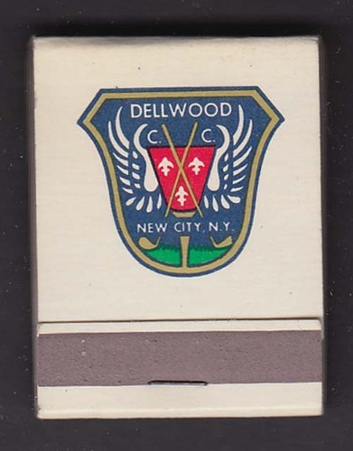 Dellwood Country Club New City NY matchbook | eBay