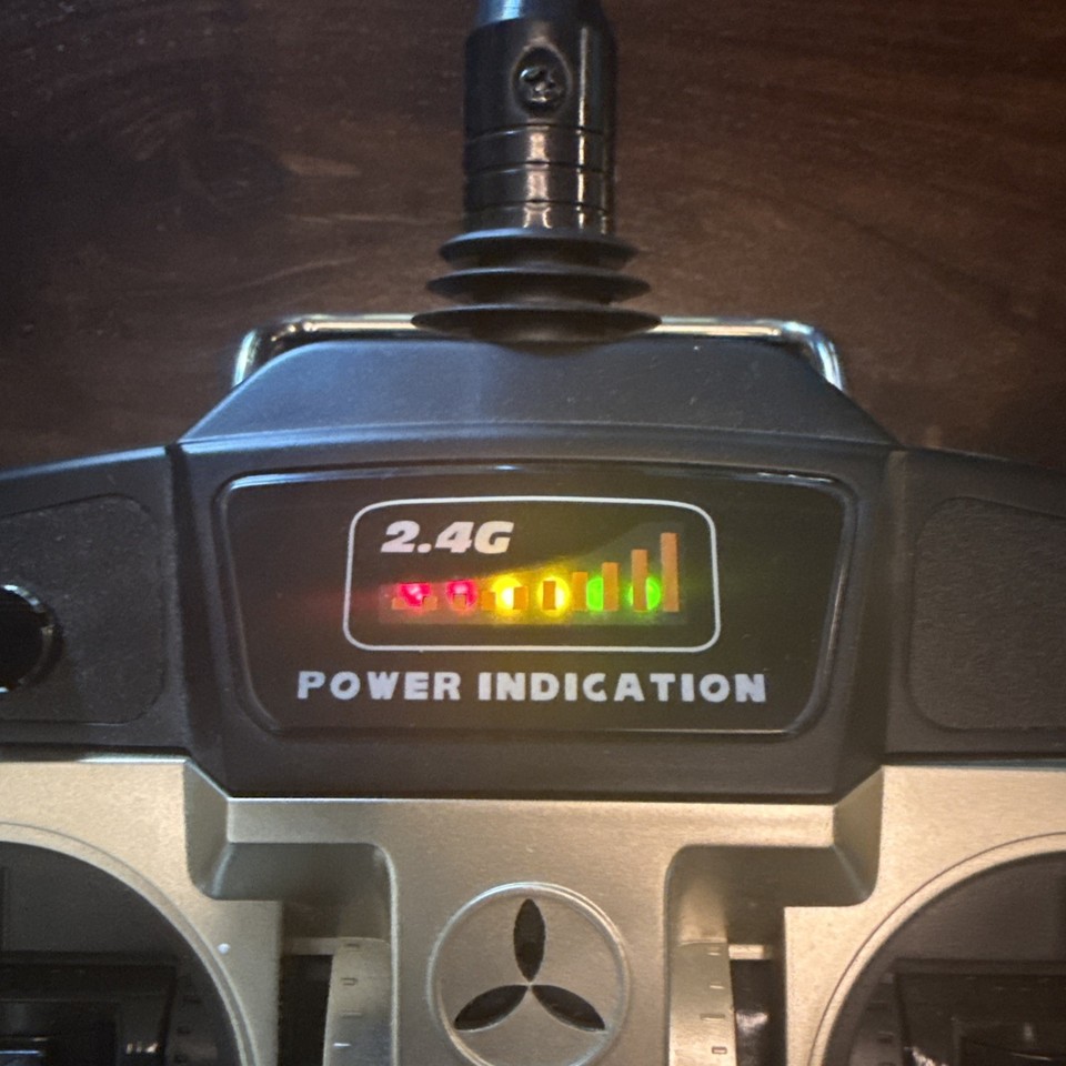 Dynam 4Ch 2.4GHz Radio System Console Transmitter RC Helicopter ...