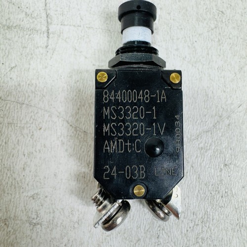2 Pk -Crouzet 1 A Aircraft Circuit Breaker Push Pull Single Pole MS3320 ...
