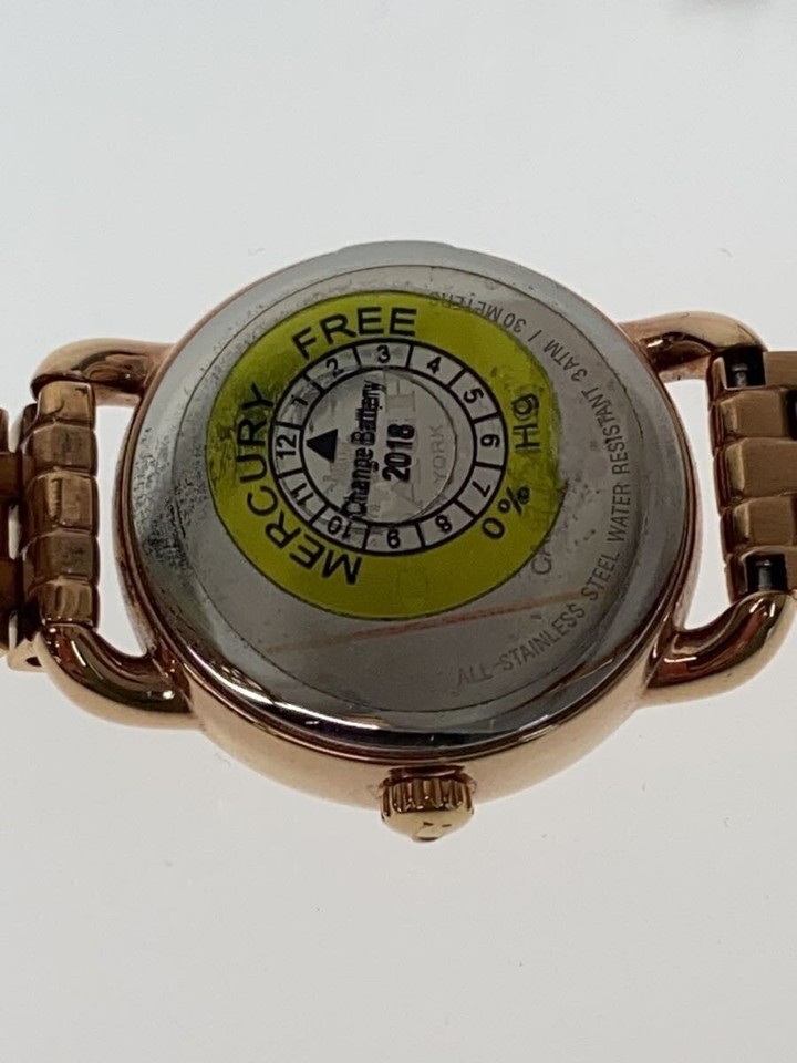 COACH Quartz watch/analog/stainless steel/BEG/GLD | eBay UK