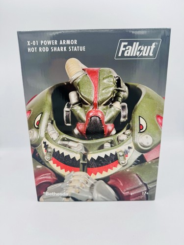Fallout X-01 Power Armor Statue - Hot Rod Shark Edition - New | eBay