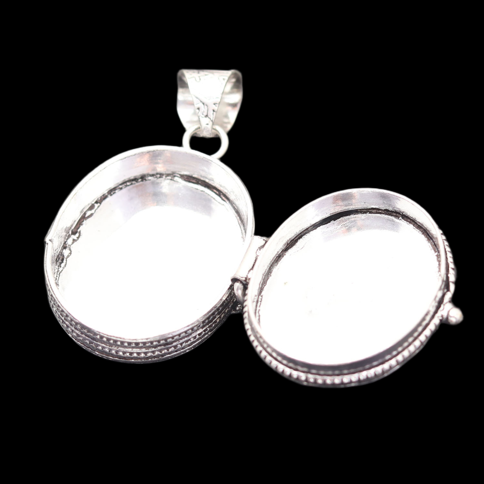 Moonstone Gemstone 925 Sterling Silver Poison Box Handmade Pendant ...