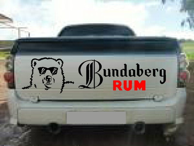 Bundy Bear, Tailgate, Ute, Sticker Decal, 900 x 280mm | eBay