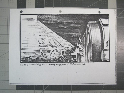 vtg 1980s Aliens movie LA Effects storyboard 1st gen production used ...
