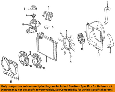 MERCEDES OEM 06-07 C350-Radiator 2035003403 | eBay