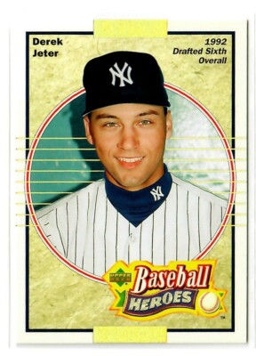 2005 Upper Deck Baseball Heroes Jeter #91 Derek Jeter~Nice Portrait ...