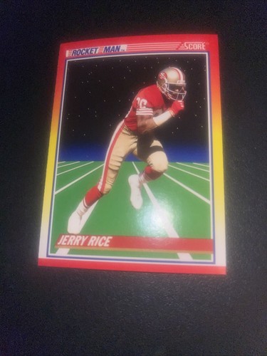 1990 Score Jerry Rice Rocket Man #556 San Francisco 49ers | eBay