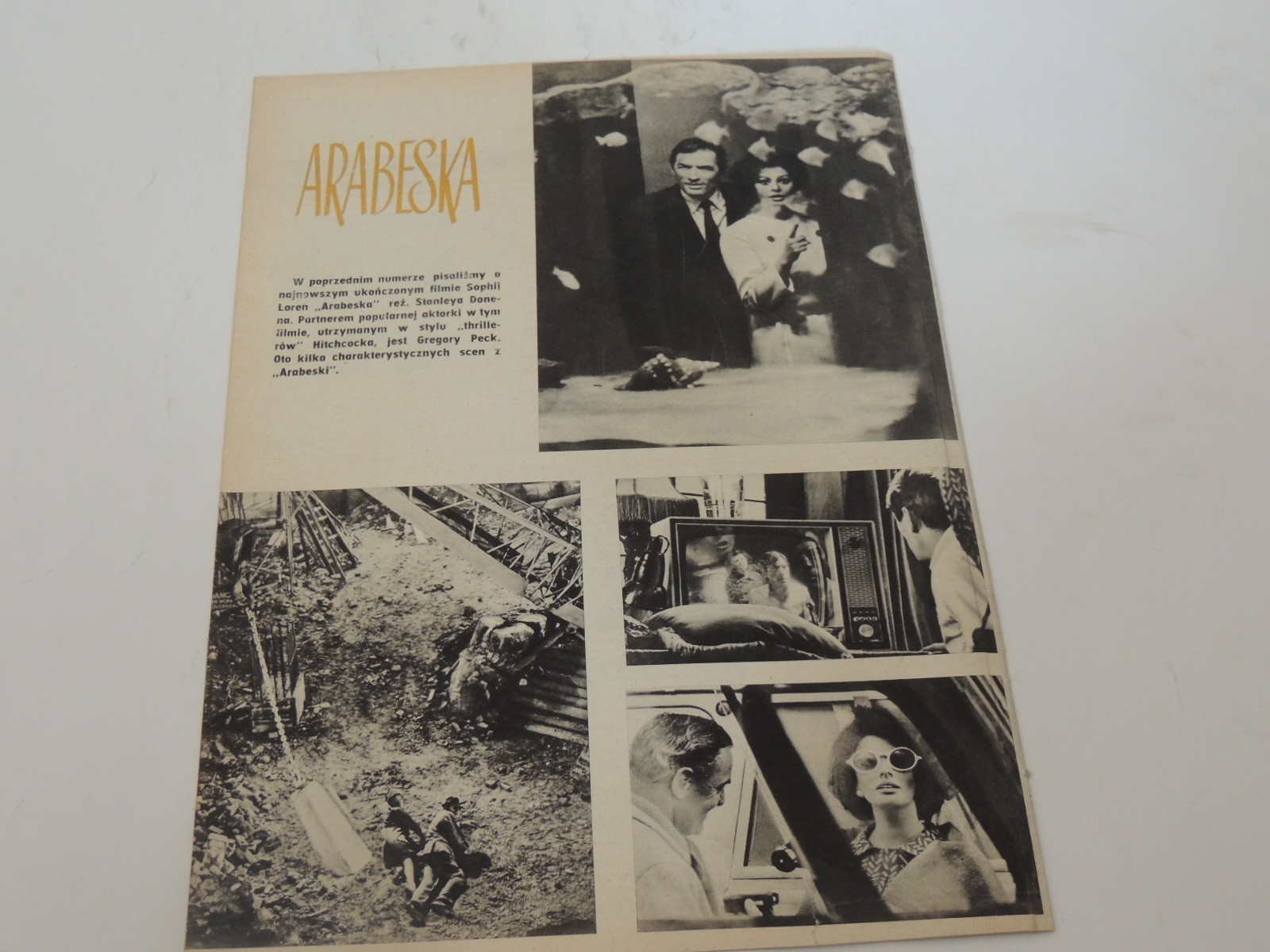 Film 1/1966 polish magazine Rossana Podesta, Marilyn Monroe, Gregory ...