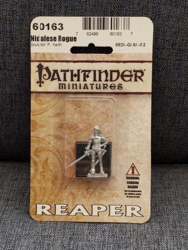 Reaper Miniatures Nidalese Rogue #60163 Pathfinder Miniatures Unpainted ...