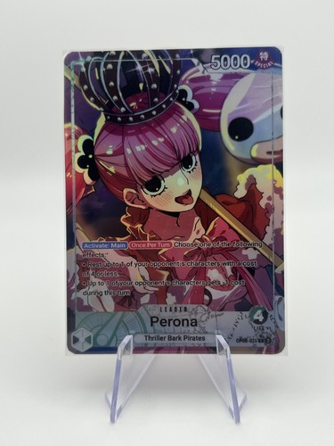 CUSTOM One piece Perona Girl Collection art op06 Leader Card | eBay
