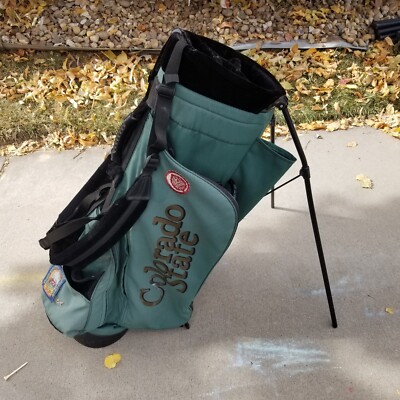 Ping Hoofer Stand Carry Golf Bag Colorado State University Rams Vtg CSU ...
