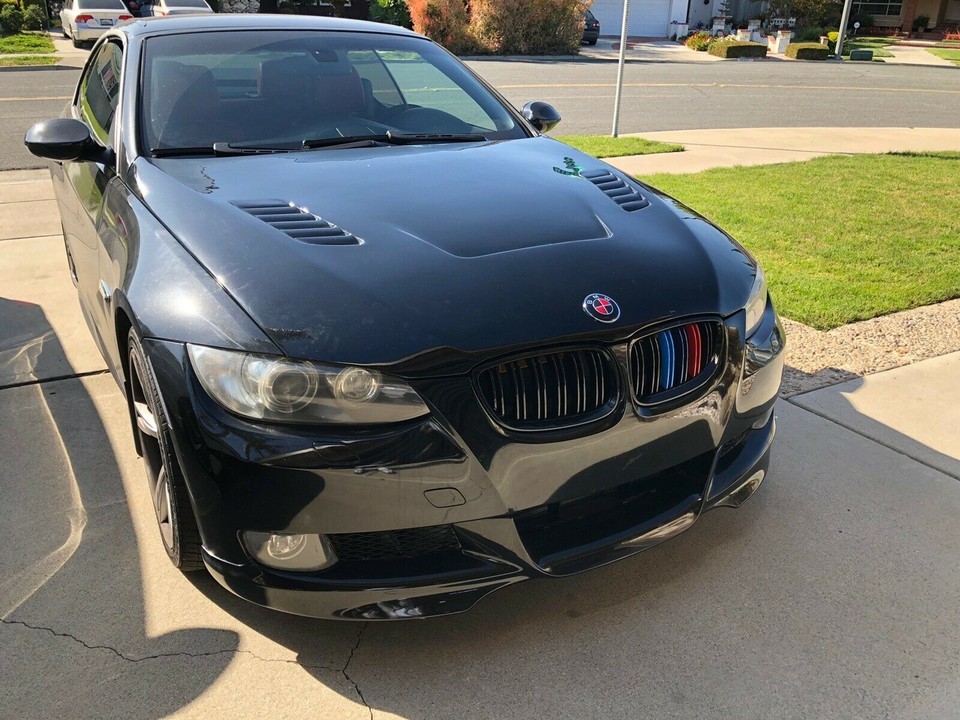 2007-2010 BMW E92 E93 M3 328i 335i Coupe Gloss Black M-Color Front ...