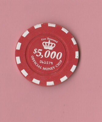 $5,000 OFFICIAL VINTAGE MONEY CHIP | eBay