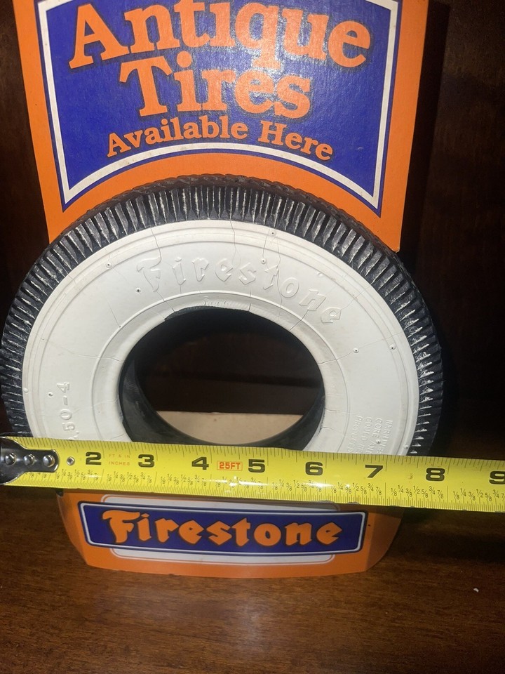 Firestone Tire Counter Display w/ 2.50-4 Tire Coker Chattanooga TN ...