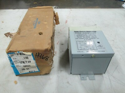 Acme Electric Corp. Boost & Buck Transformer Cat# T81048 KVA .100 (NIB ...
