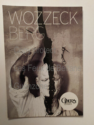 WOZZECK ALBAN BERG OPERA D'aprés BUCHNER PARIS carte postale postcard ...