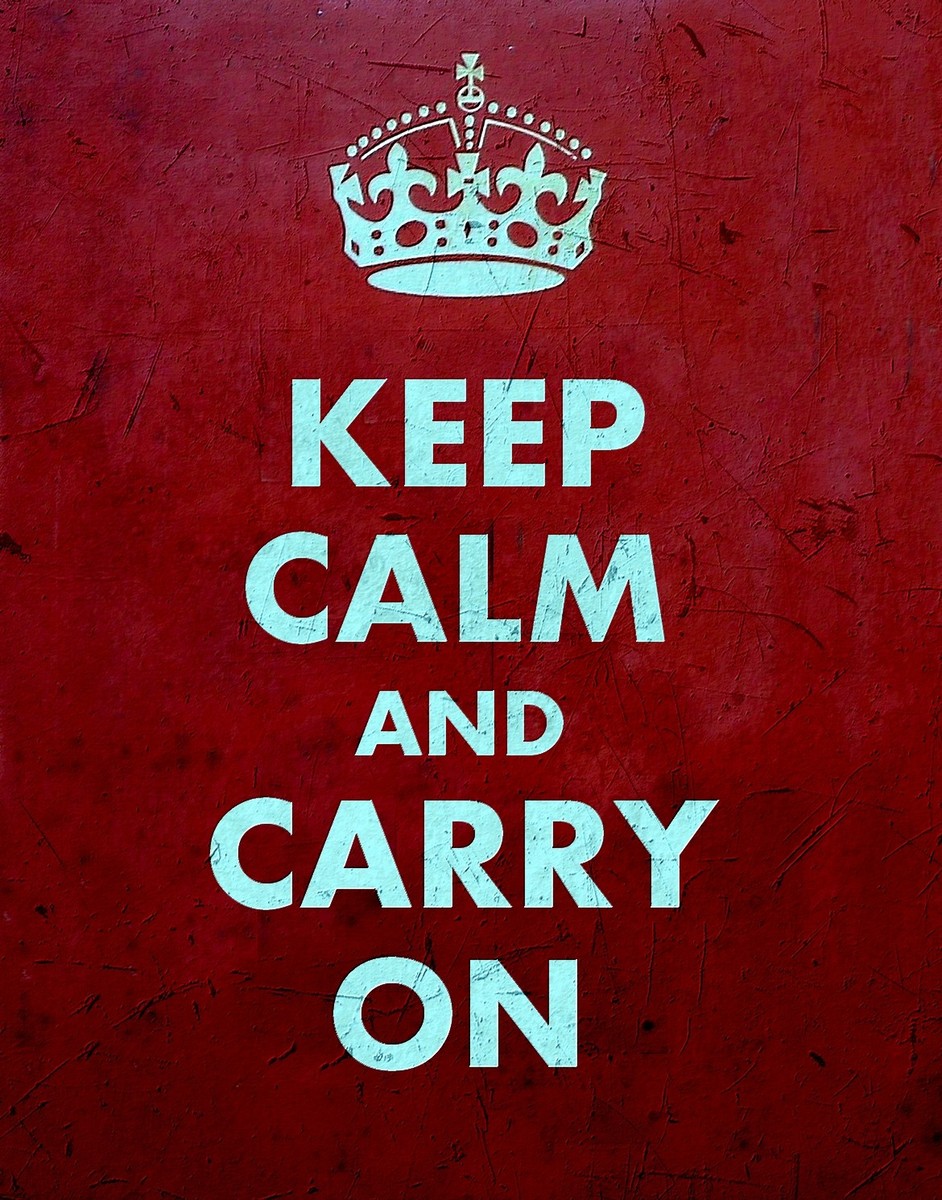 Keep Calm Crown Symbol