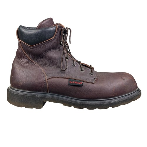 Red Wing Mens Supersole 2406 Brown Leather Steel Toe Work Boot Size US ...