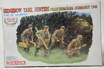 1:35 Dragon Models 6242 Hedgerow Tank Hunters WWII German Soldiers ...