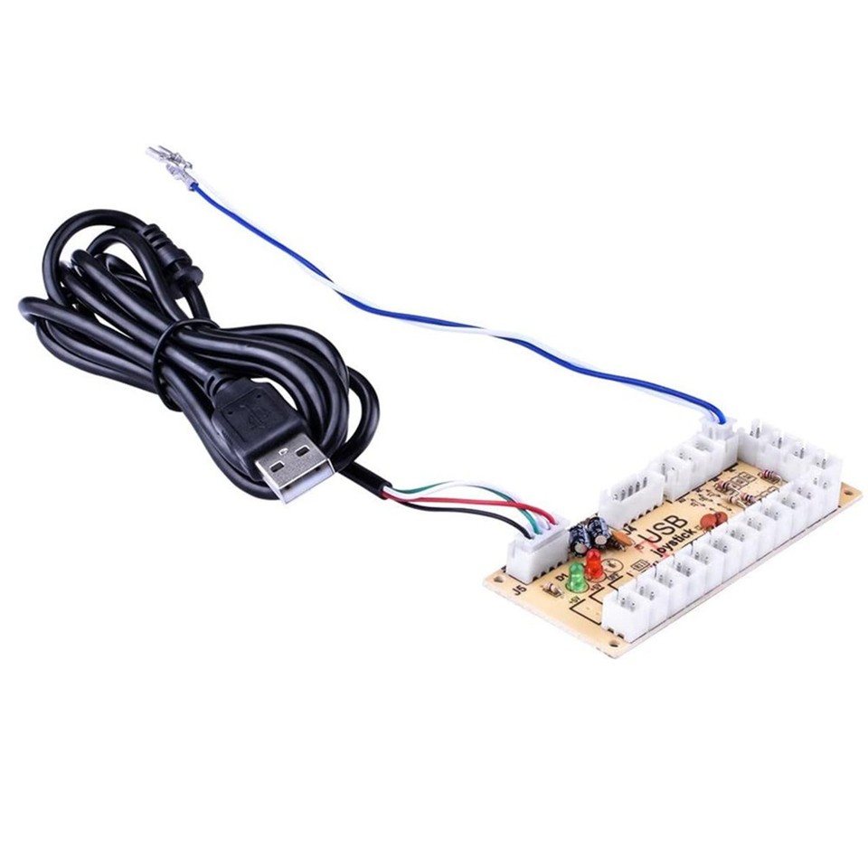 Quimat Zero Delay Arcade USB Encoder Board to Joystick for Mame Jamma ...