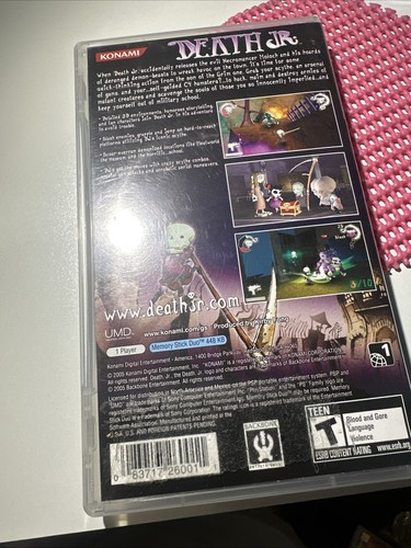 Death Jr. (Sony PSP, 2005), NEW & Mostly SEALED! Read description! | eBay